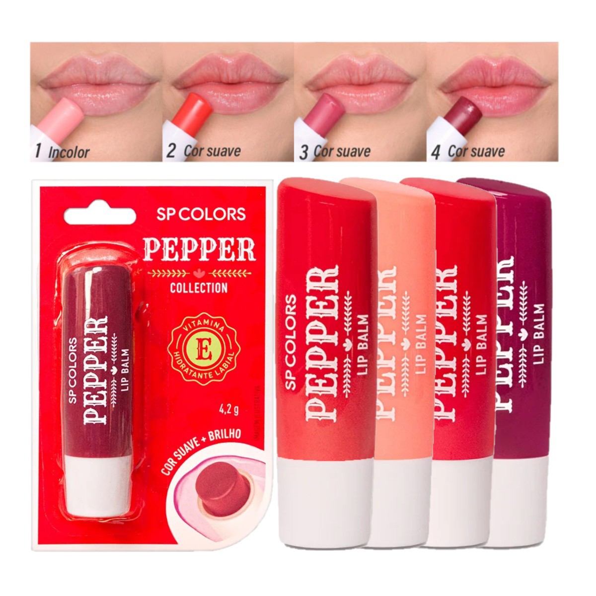 SP Colors - Lip Balm Pepper SP378 - 24 Und - Distribuidora JCF ...