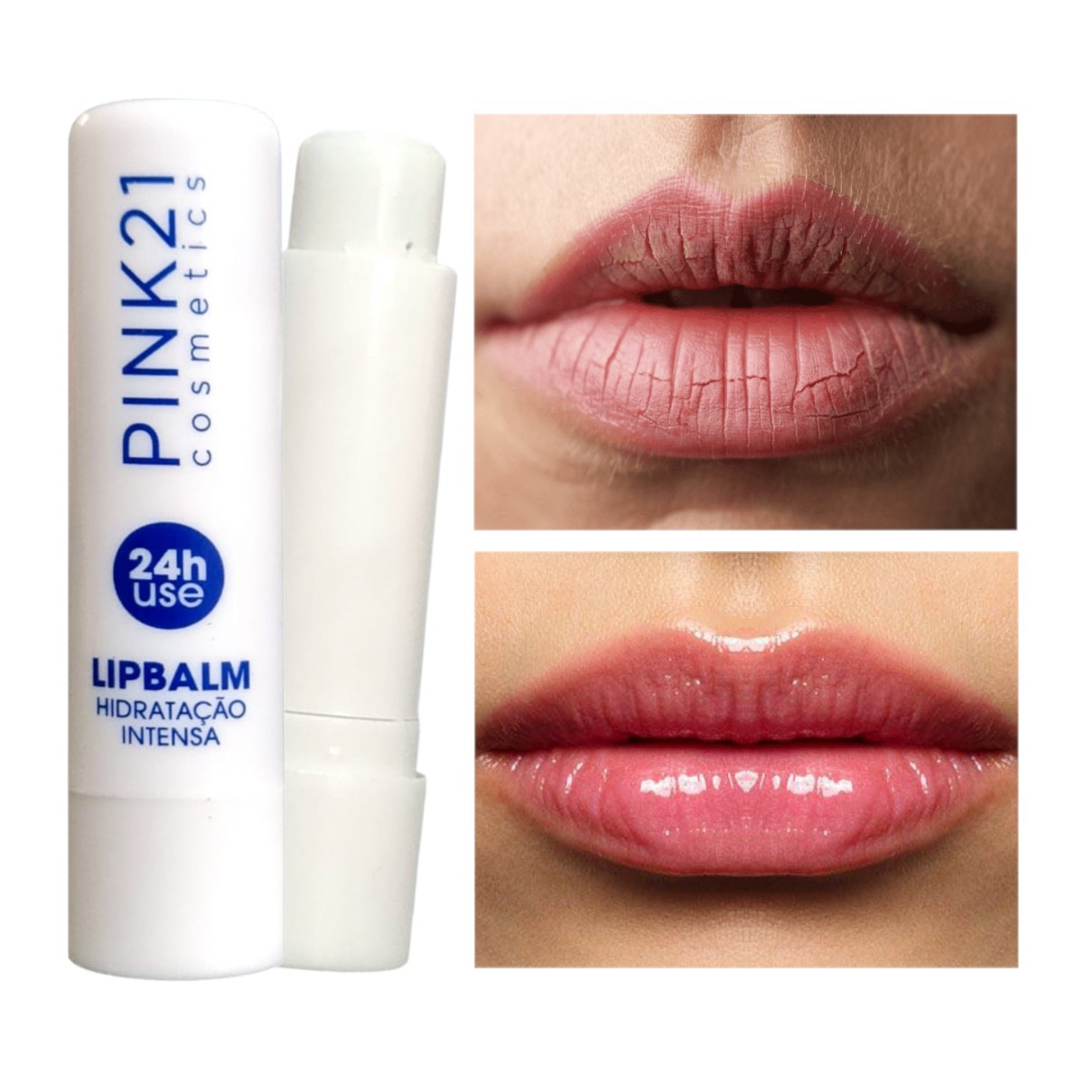 Pink 21 - Lip Balm Use 24H Hidratação Intensa CS5564 - Distribuidora ...
