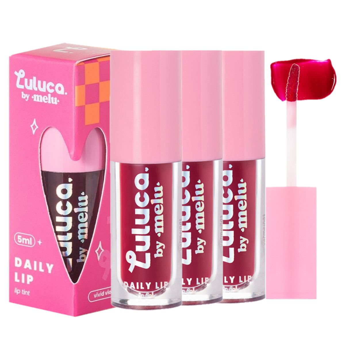 Ruby Rose - Lip Tint Luluca Melu L6604 Vivid Violet - 12 Und ...