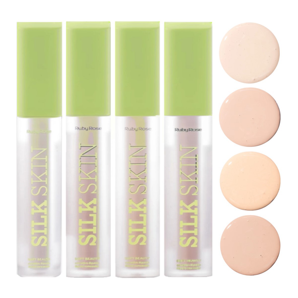 Ruby Rose - Corretivo Soft Silk Skin T1800 G1 - 36 Und - Distribuidora ...
