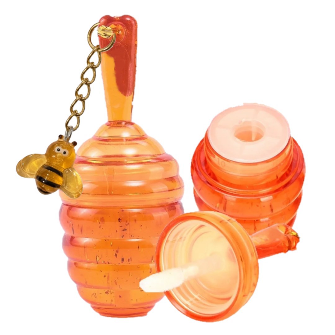 Jummyju - Lip Gloss Honey Pote de Mel c/ Chaveiro JMJLPHN001 ...