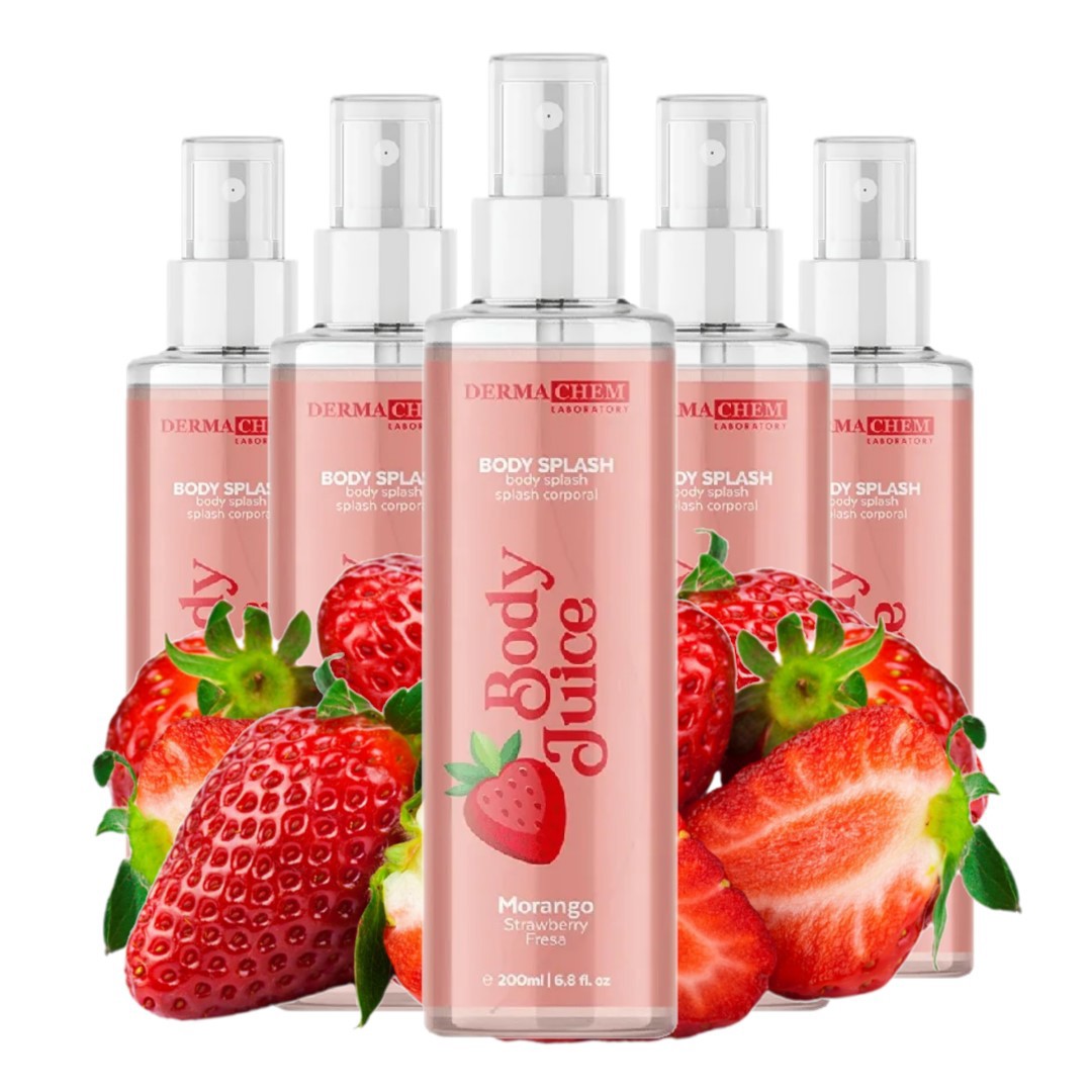 Dermachem - Body Splash Corporal Morango - Distribuidora JCF: Maquiagem ...