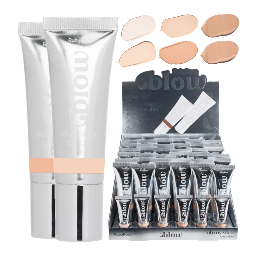 Ruby Rose - Base Blow Oh My Skin Tons Claros G1 - Box C/36 ...