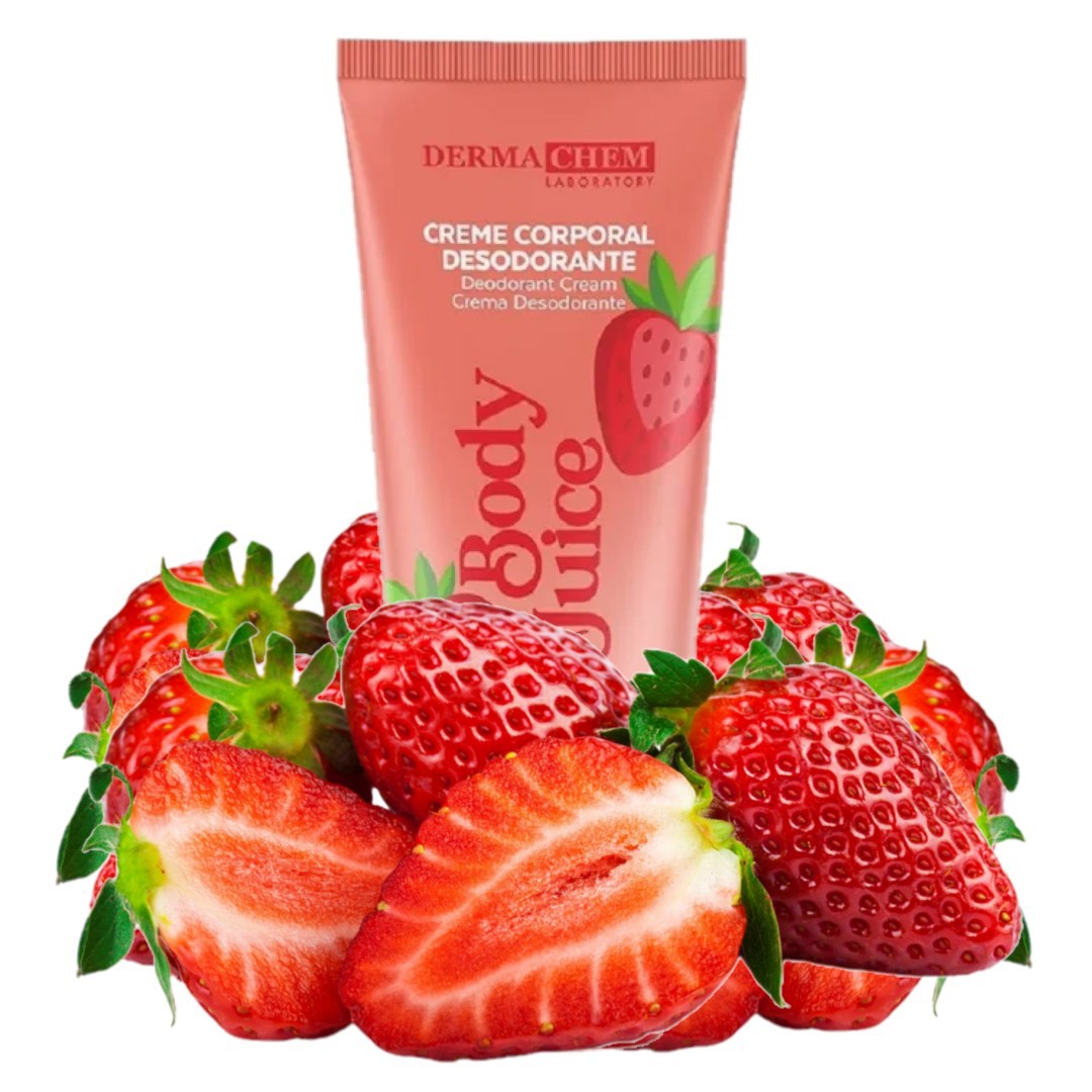 Dermachem - Creme Corporal Morango Body Juice - 12 Und - Distribuidora ...
