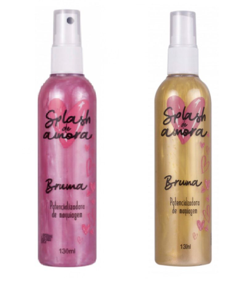 Bruma Splash de Amora Fixa Ilumina e Finaliza Dapop DP2001 - Kit com 2 ...