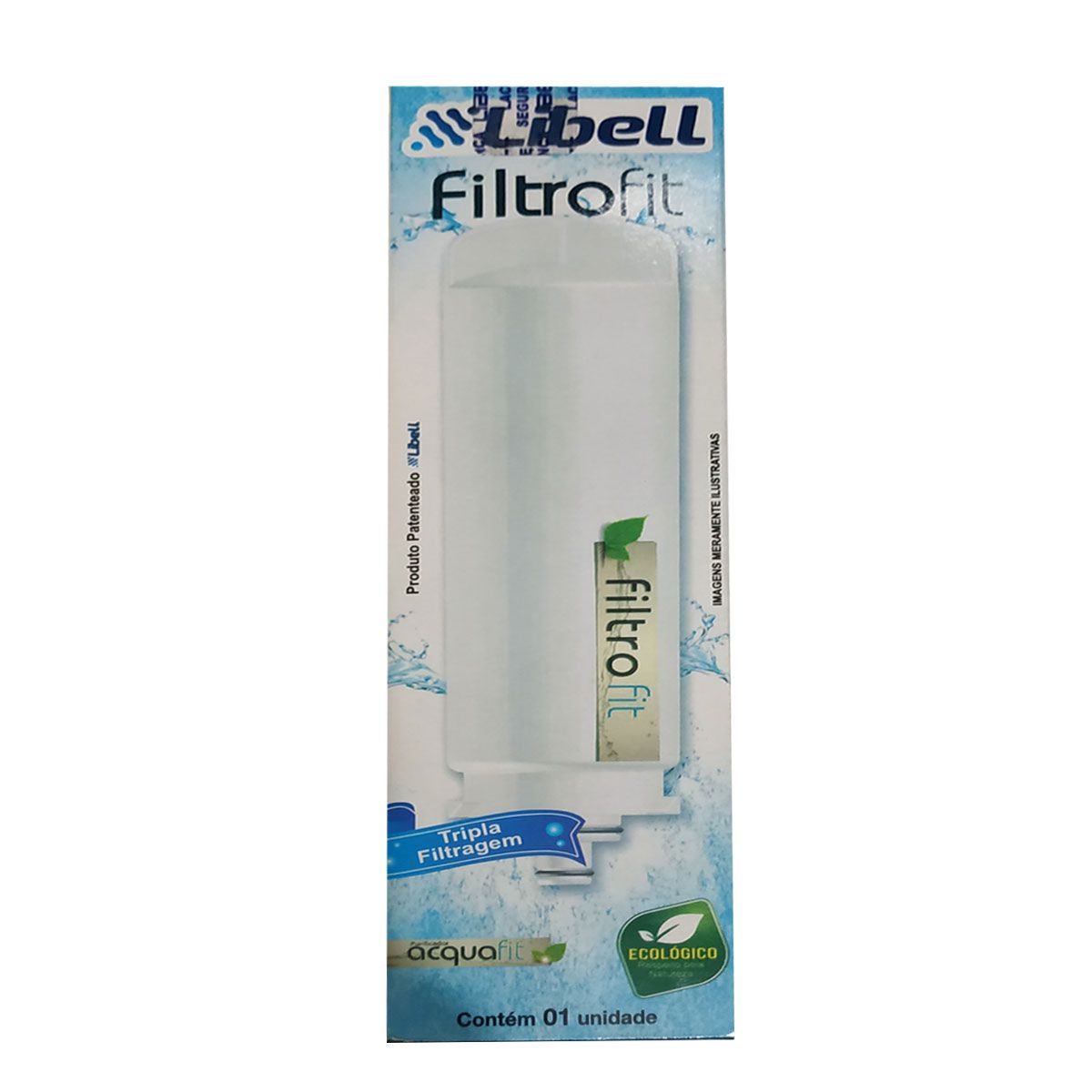 Filtro Refil Libell Purificador de Água Acqua Fit Eletrônico Hermético ...