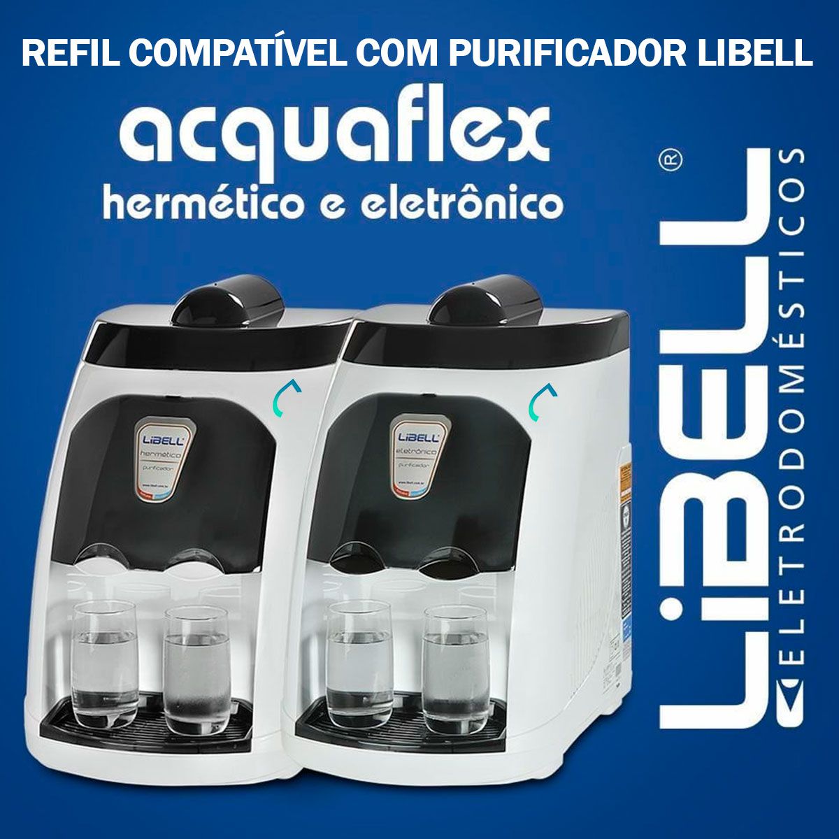 Refil Flex Libell Acqua Flex Filtro Vela Purificador De Água - 24 Horas ...