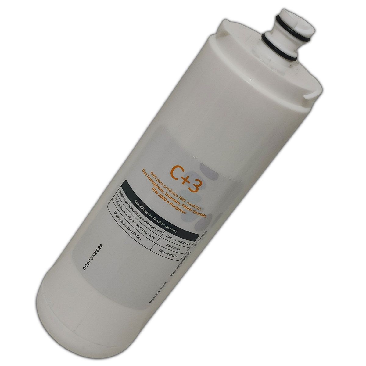 Kit 2 Refil Filtro Purificador Bebedouro de Agua C+3 Ibbl Fr600 Vela ...