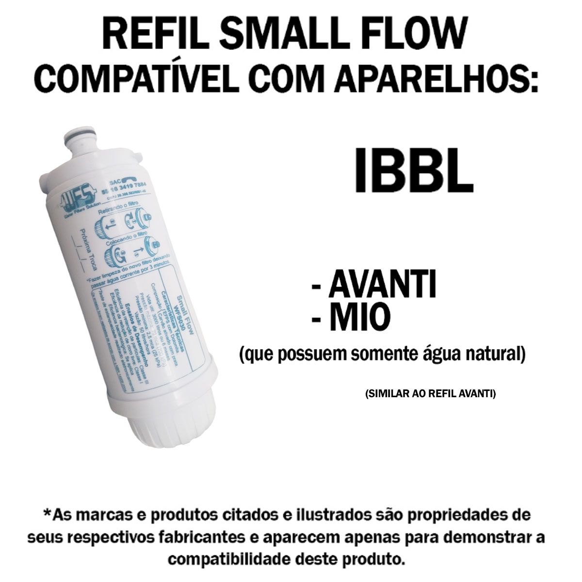 Filtro Compatível IBBL Refil Natural Mini Avanti Mio Vivax - 24 Horas ...