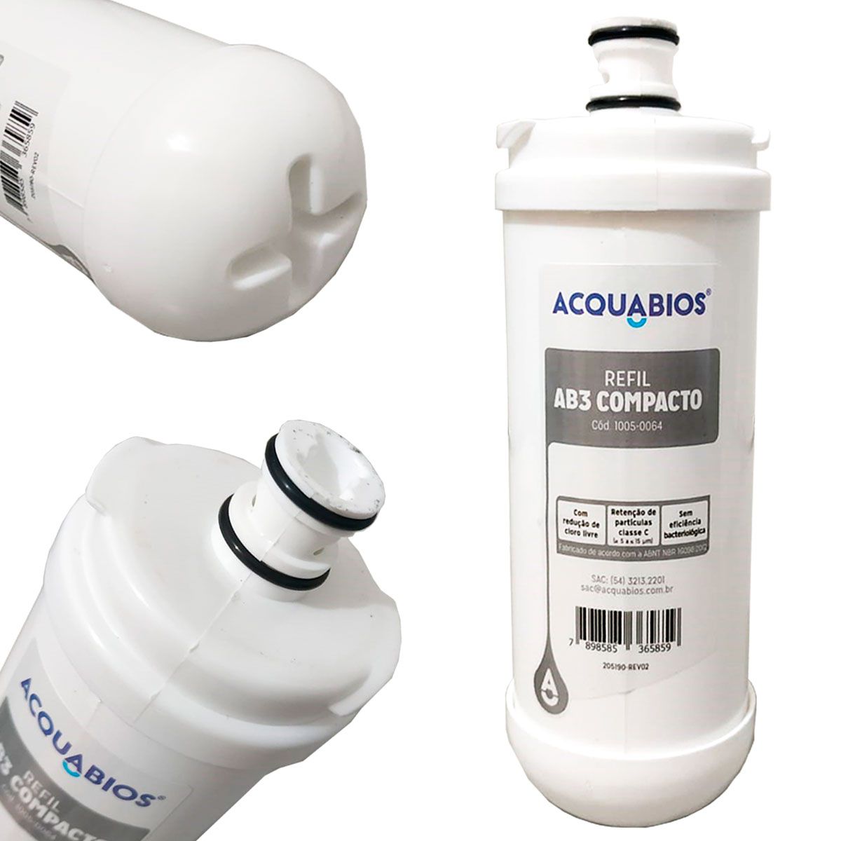 Filtro Refil Compatível Purificador IBBL Natural Mini Avanti Mio Vivax ...