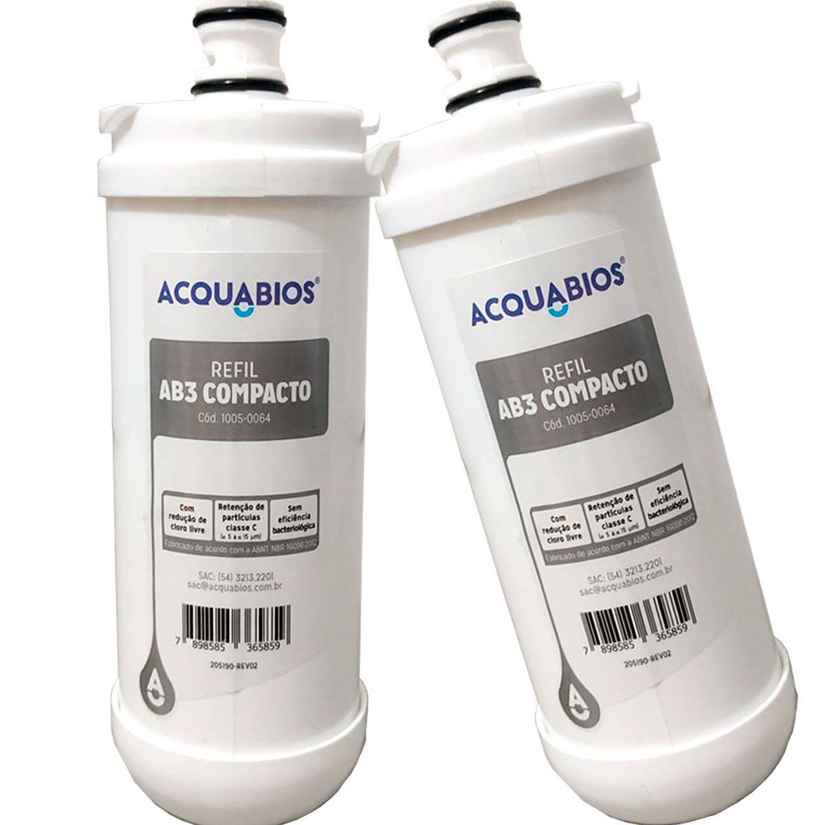 Kit 2 Filtro Refil Compatível Purificador IBBL Natural Mini Avanti Mio ...