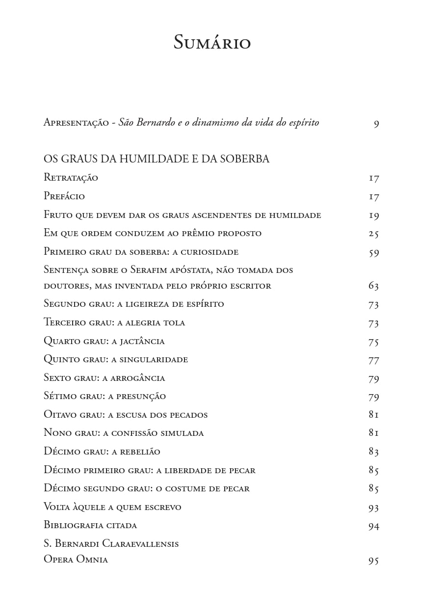 Os Graus Da Humildade E Da Soberba - BRAINCP