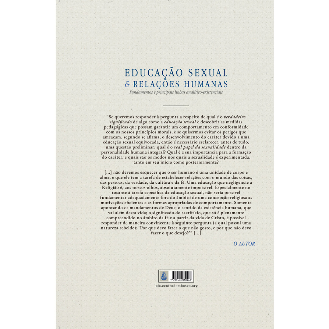 Educação Sexual E Relações Humanas Rudolf Allers Livraria Católica