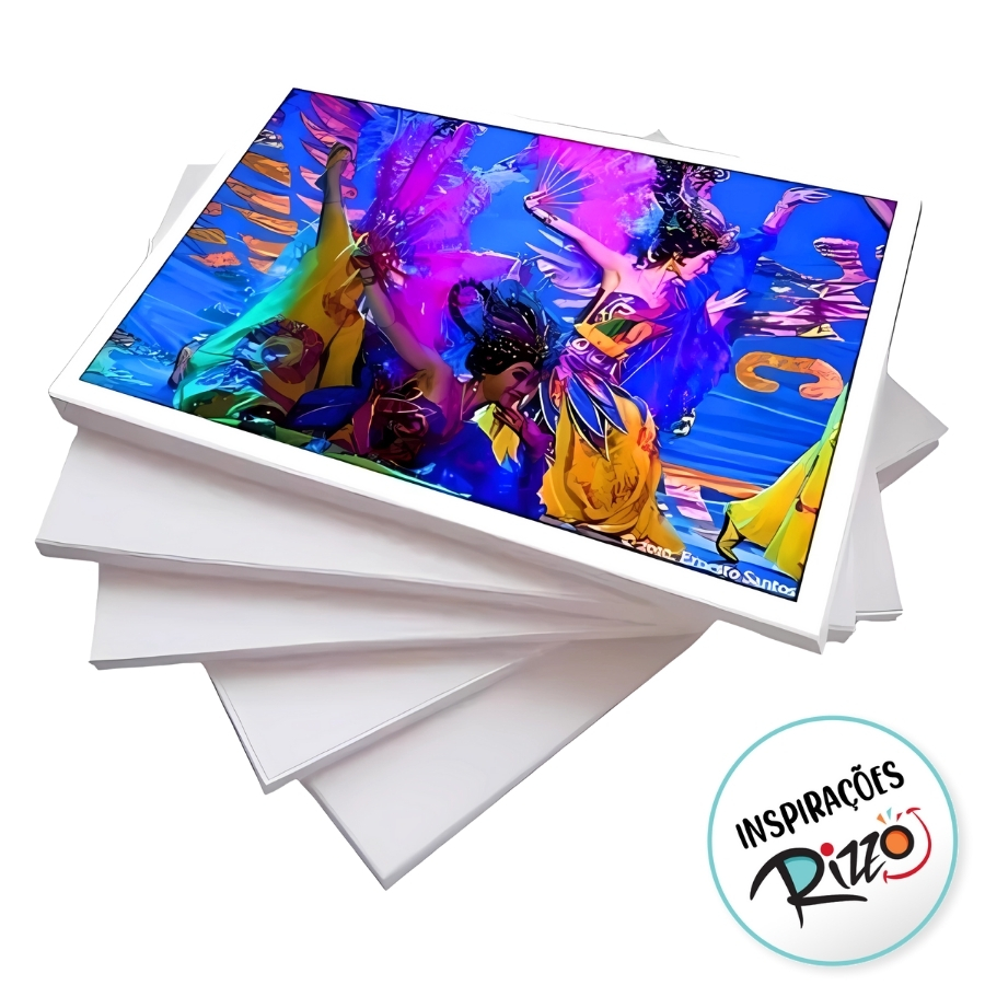 Papel Fotográfico Matte Fosco A4 108g - 100 unidades - Rizzo - Loja de Confeitaria | Rizzo ...