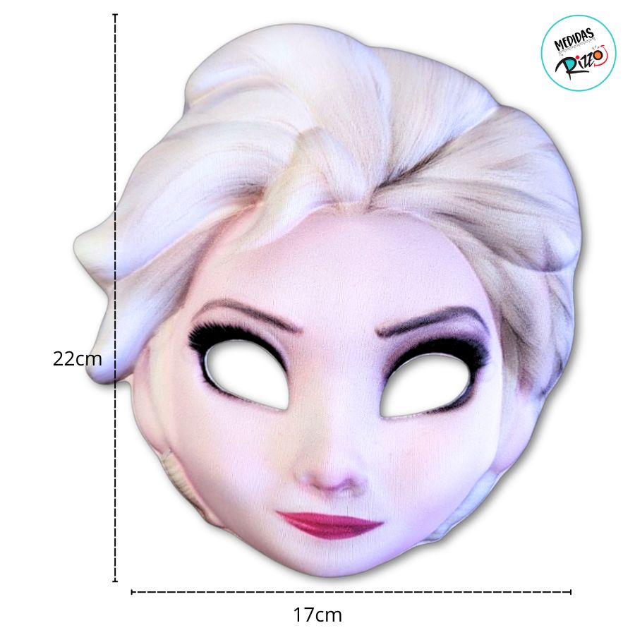 Máscara de EVA - Elsa - Frozen 2 - 1 unidade - Disney Original - Rizzo ...