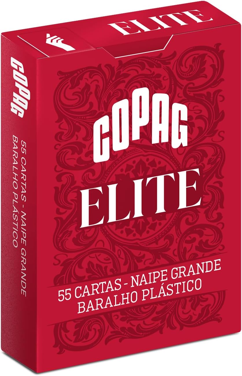 Baralho Copag Elite Vermelho - Baralho Box - Sua loja online de Baralhos