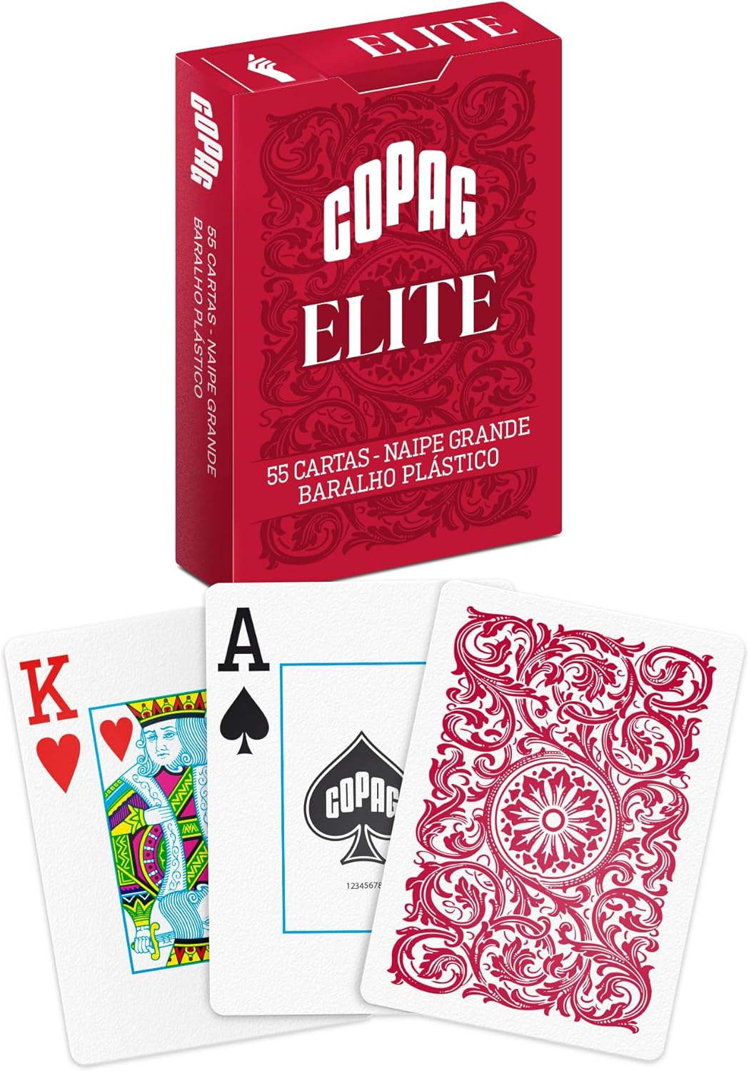 Baralho Copag Elite Vermelho - Baralho Box - Sua loja online de Baralhos