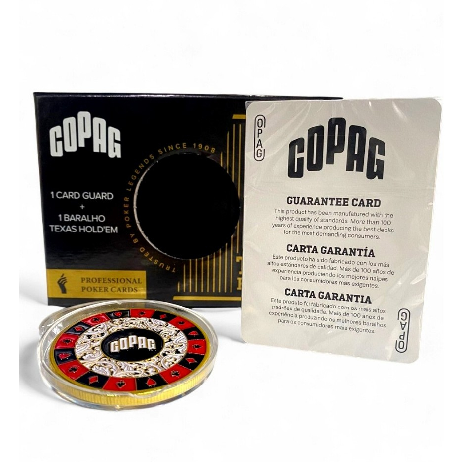 Baralho Copag Texas Hold'em com Card Guard - Baralho Box - Sua loja ...