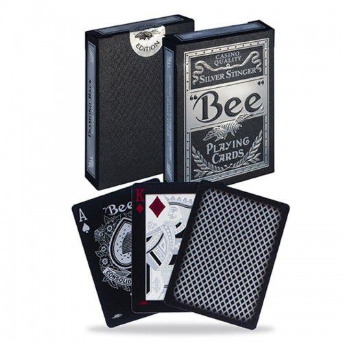 Baralho Bee Silver Stinger - Baralho Box - Sua loja online de Baralhos