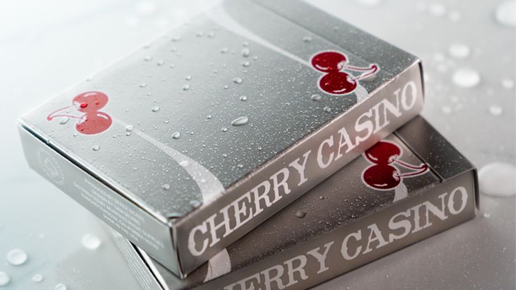 Baralho Cherry Casino McCarran Silver - Baralho Box - Sua loja online de Baralhos