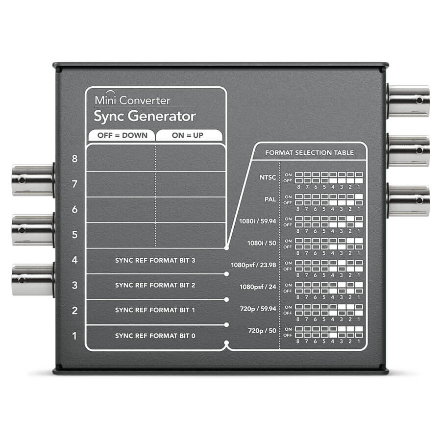 Mini Conversor Blackmagic Design Sync Generator - Broadcast Video SP