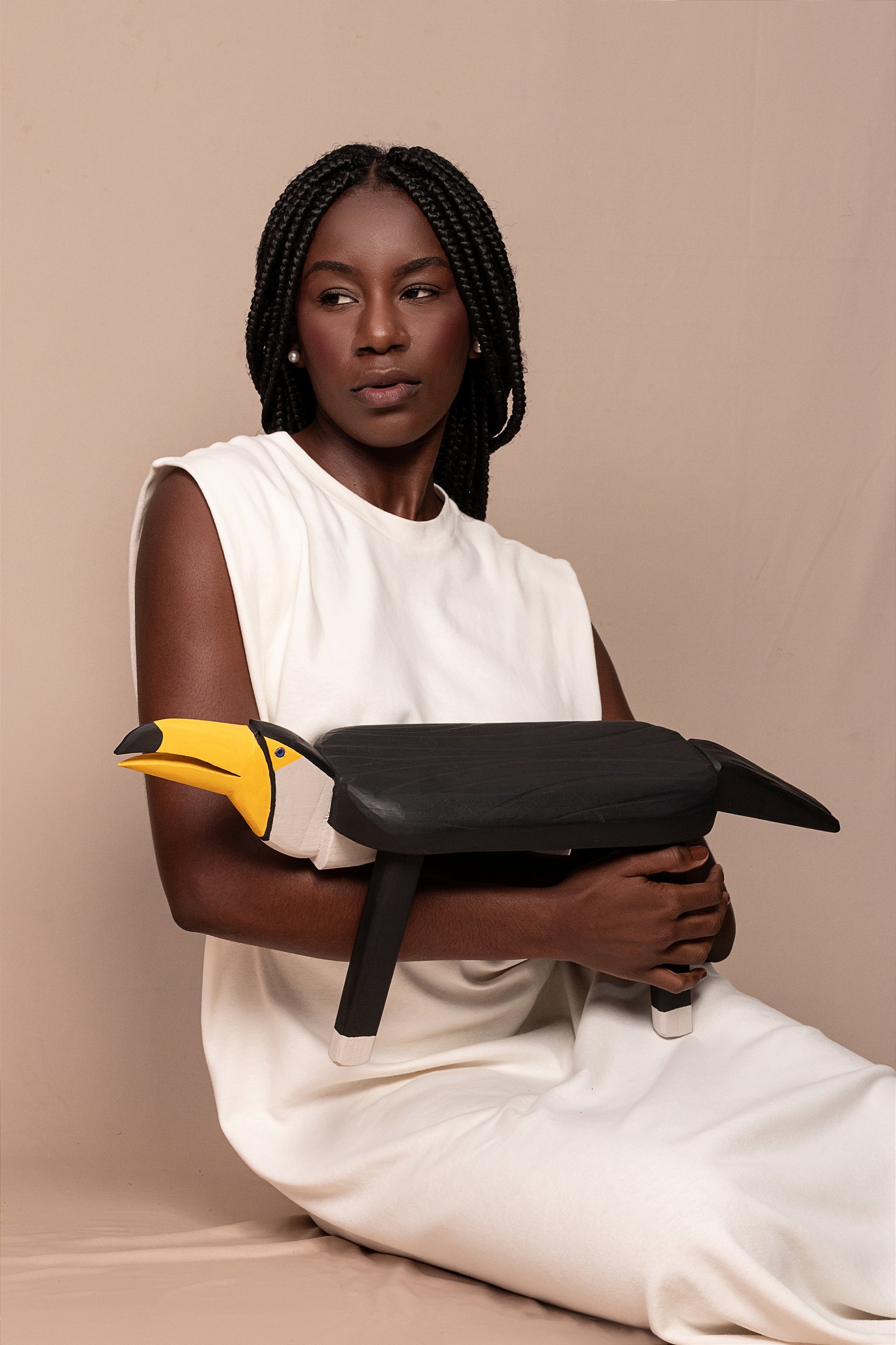 Banquinho Tucano Toco por Luiz Mauro - Loja Oca