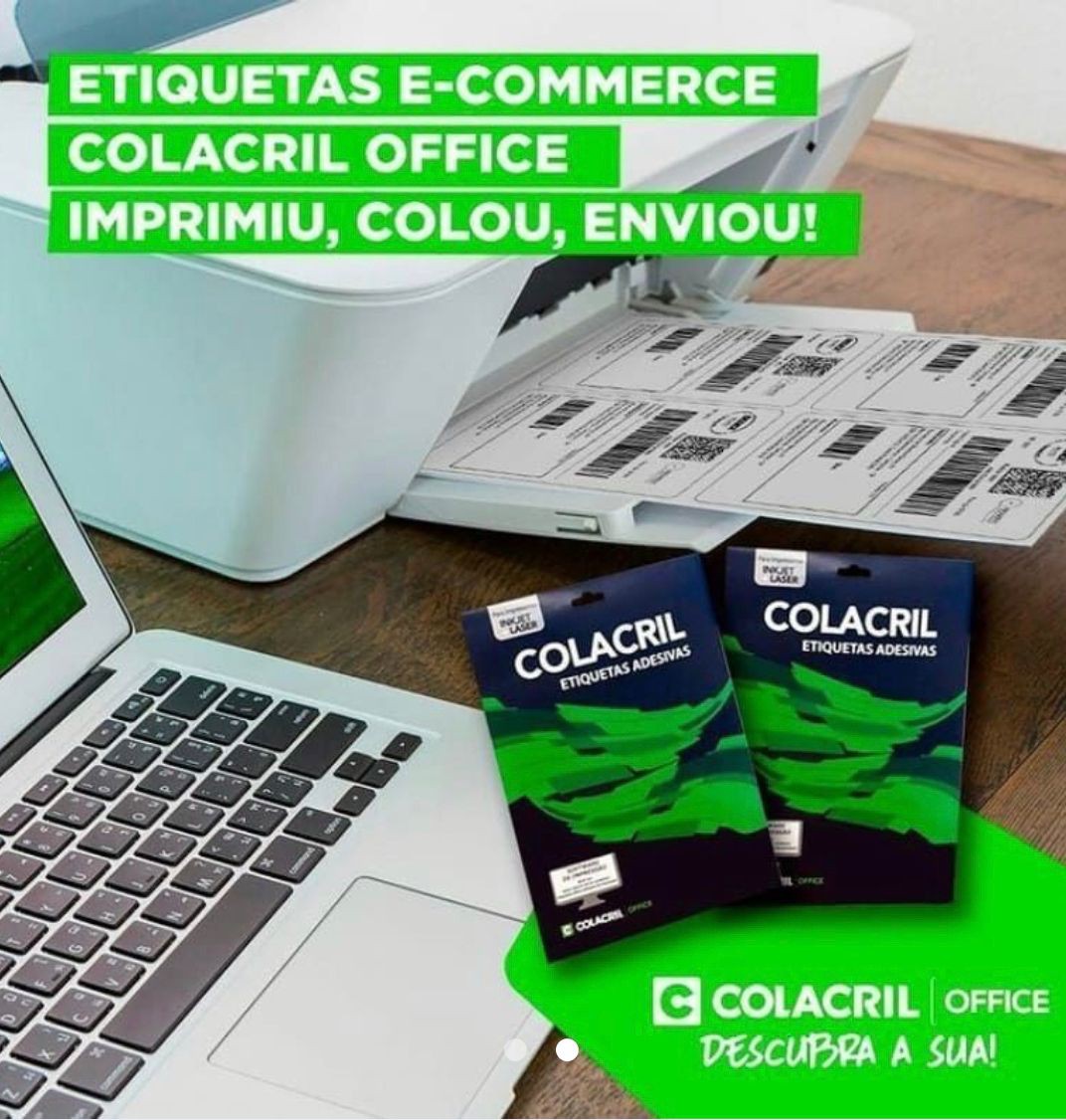 Etiqueta Adesiva A4 Ca4382 210 X 148,5mm Colacril 100 Folhas - etiquetasdk