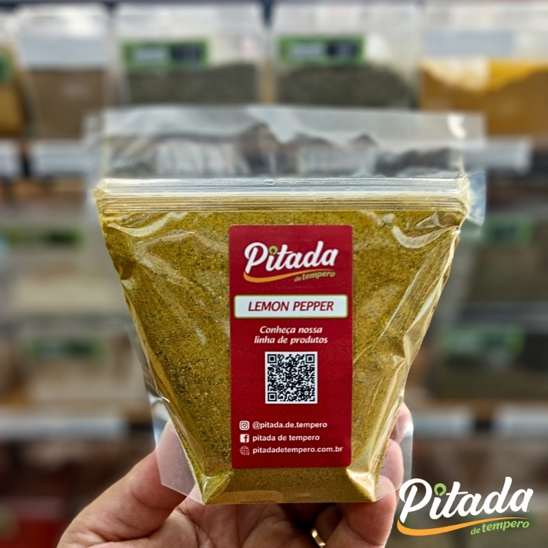 Lemon Pepper - Pitada de Tempero - Pitada de Tempero | Loja Online
