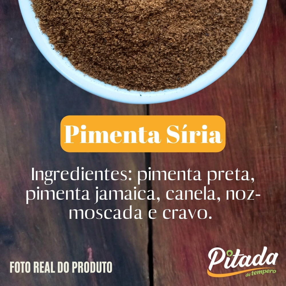 Pimenta Síria - Pitada de Tempero | Loja Online