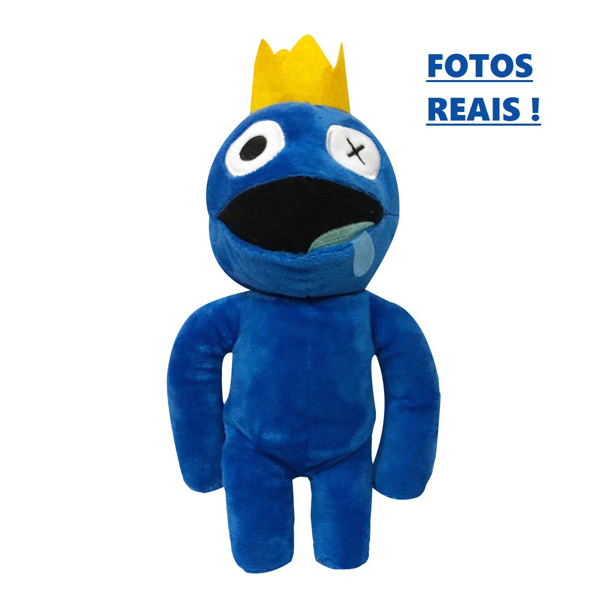 Kit 3 Pelúcia Boneco Azul Babão, Verde e Laranja Roblox Rainbow Friends ...