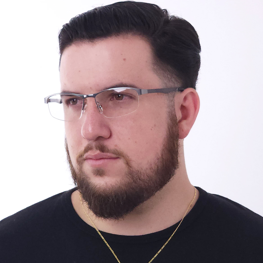 Armação Masculina Numbray: Esportivo, Metal Reforçado, cor Chumbo ...