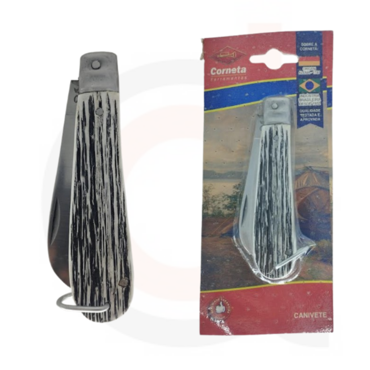 Canivete Eletricista Profissional Carbono - Corneta - DQualidade ...