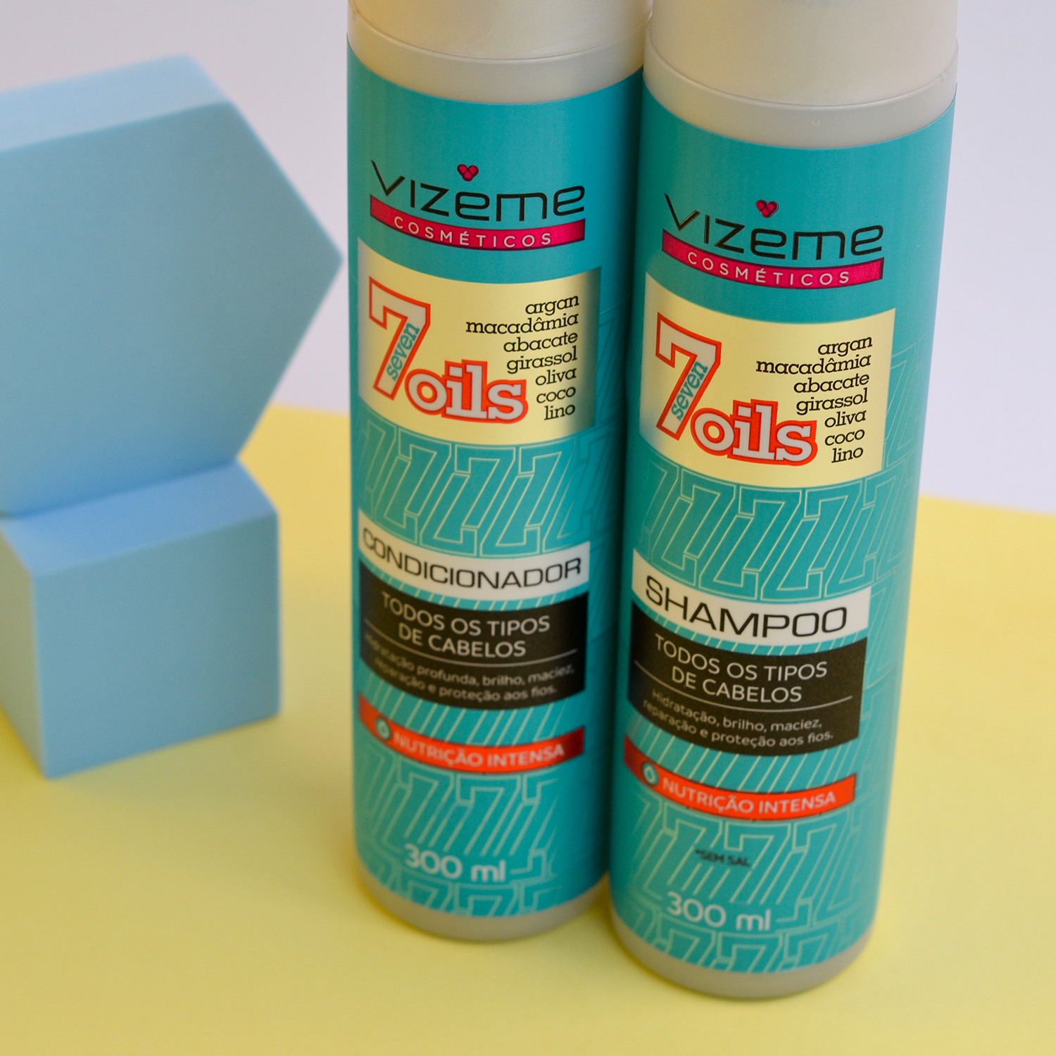 Kit Seven Oils - Shampoo e condicionador - 7 óleos - hidratação ...