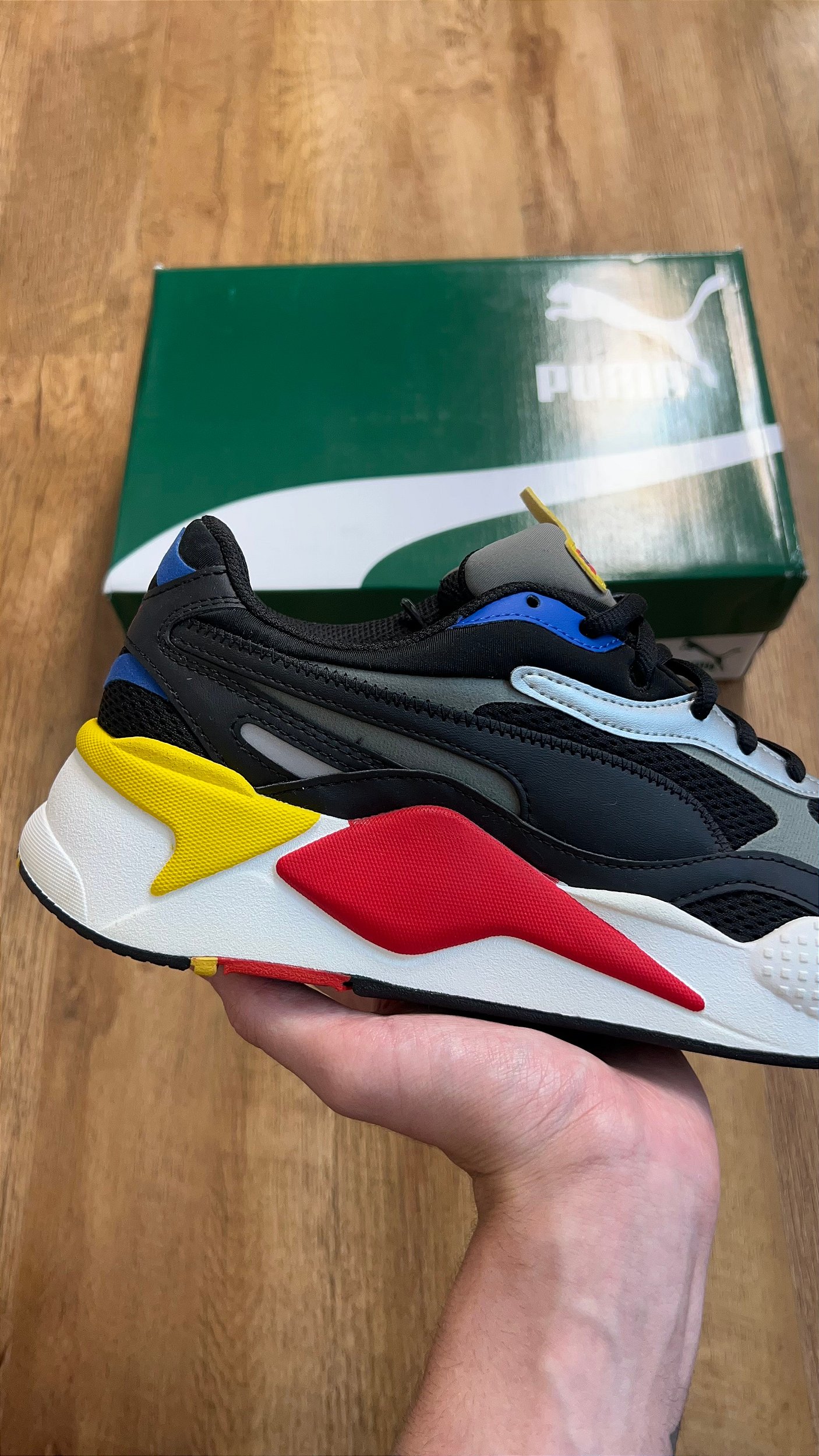 PUMA RS-X (Black/Red/Blue) - Corre de Rua