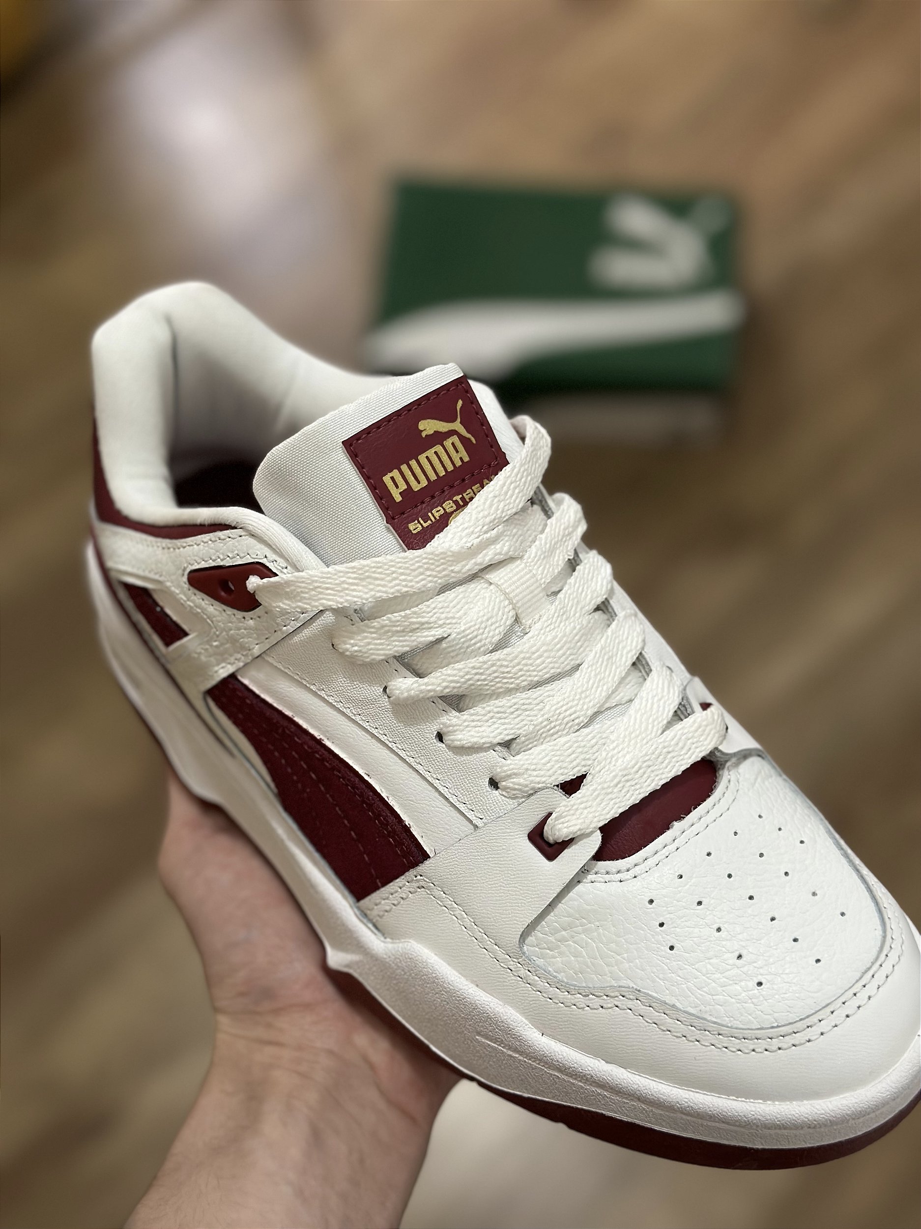 PUMA SLIPSTREAM SUEDE (intense red) - Corre de Rua