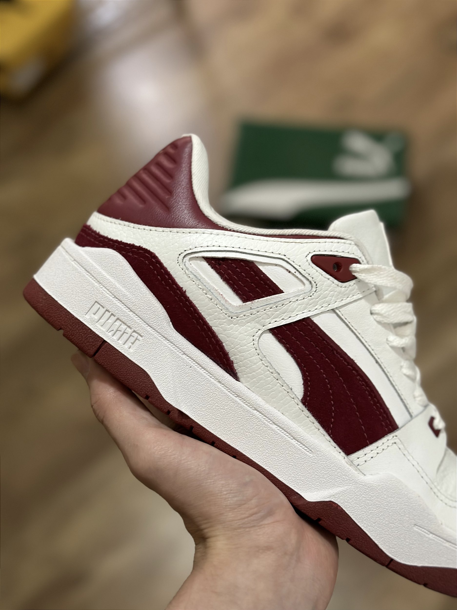 PUMA SLIPSTREAM SUEDE (intense red) - Corre de Rua