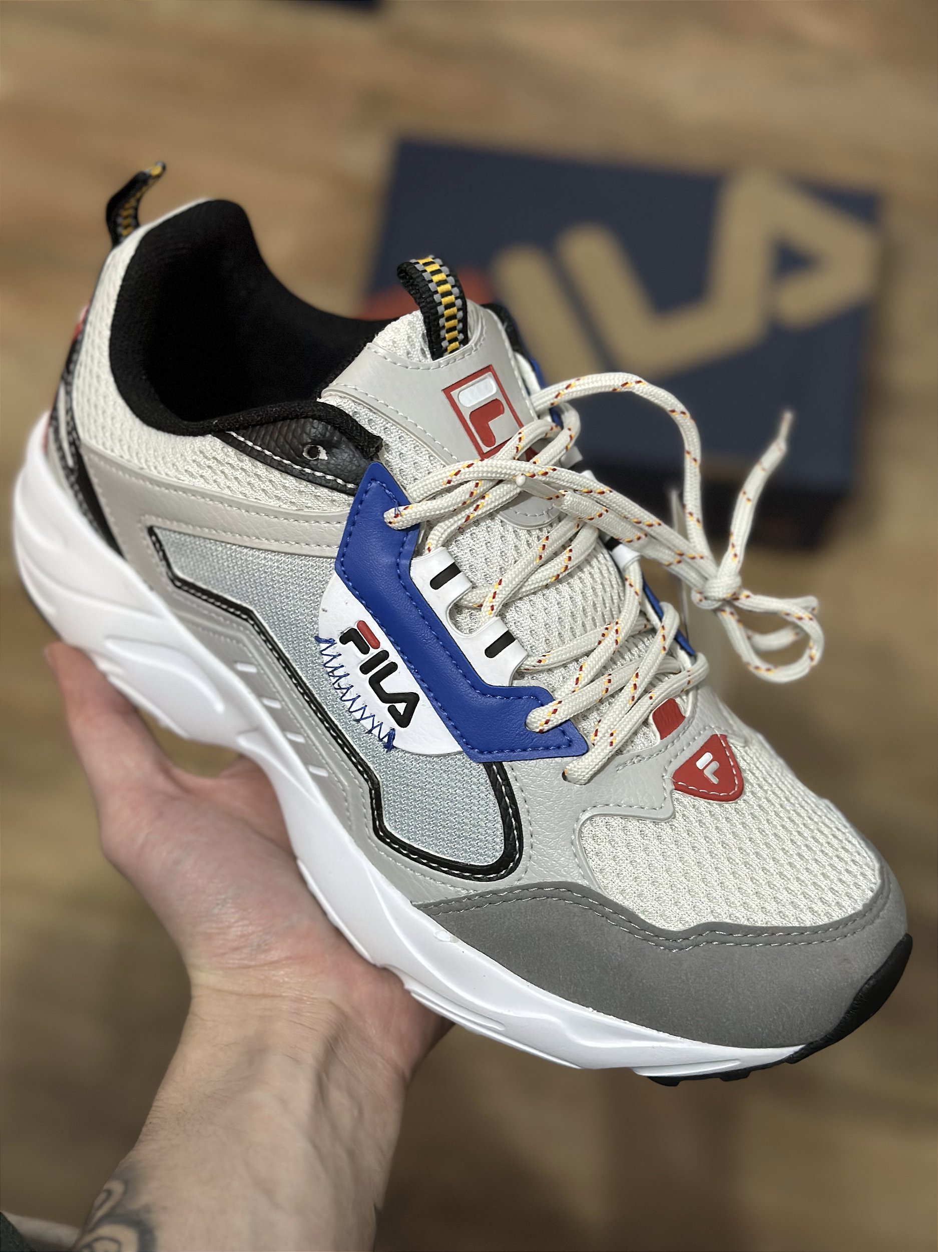 FILA FRESH (cinza) - Corre de Rua