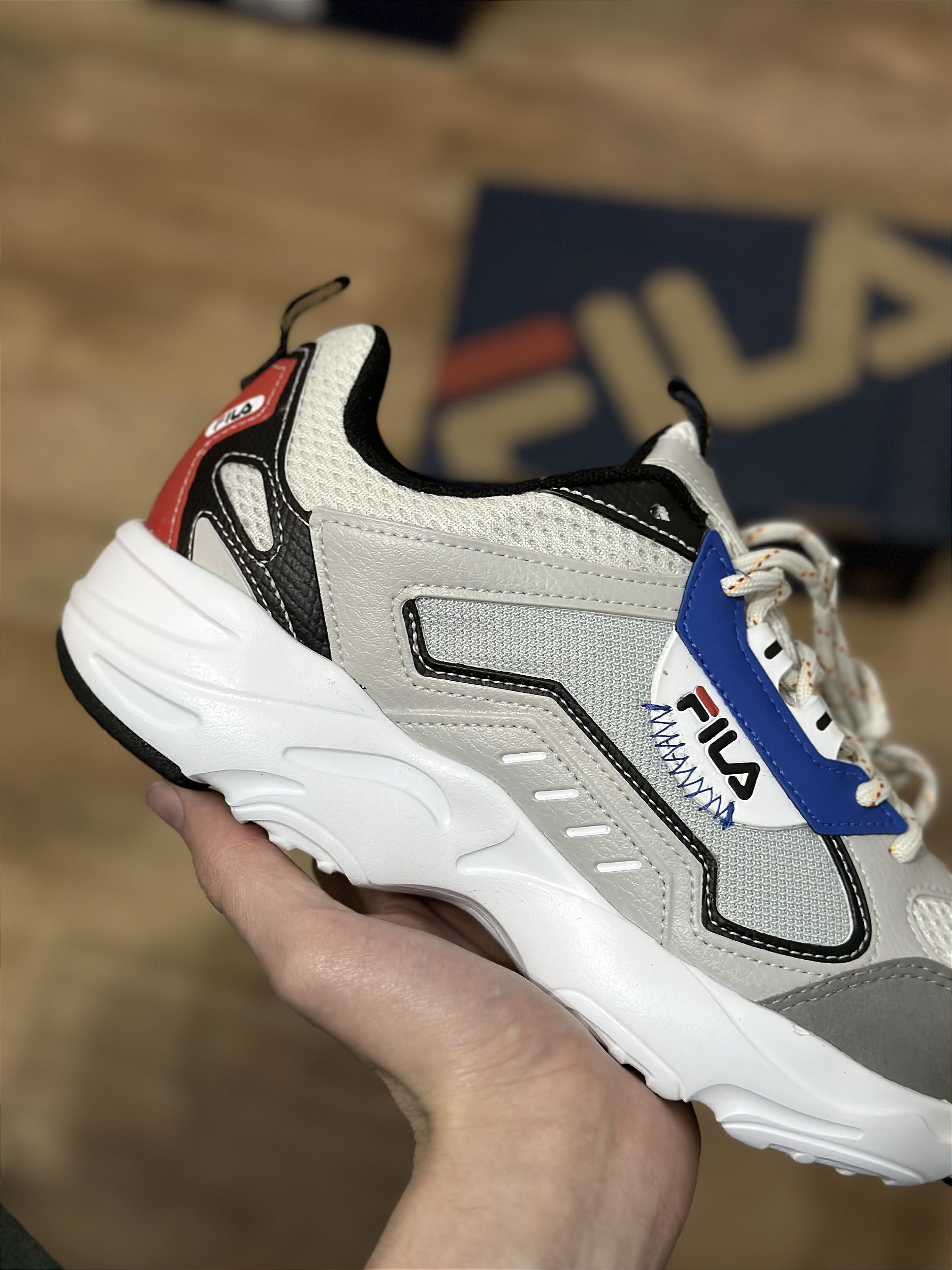 FILA FRESH (cinza) - Corre de Rua