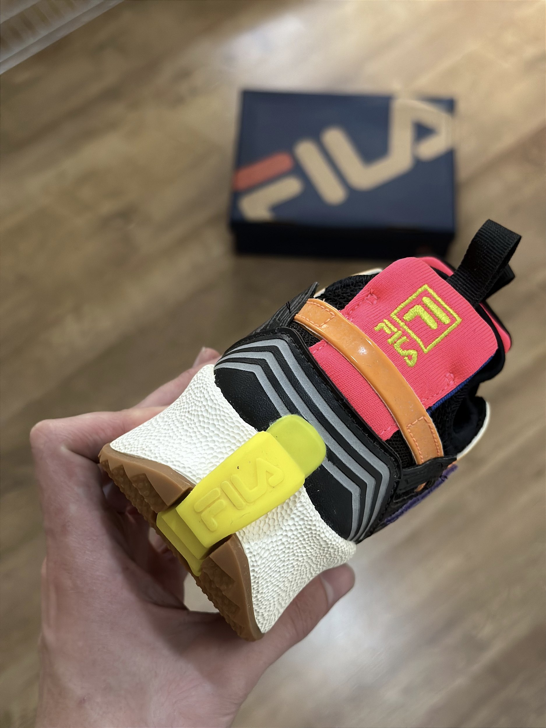 FILA FLOAT HALL (black/purple/green) - Corre de Rua