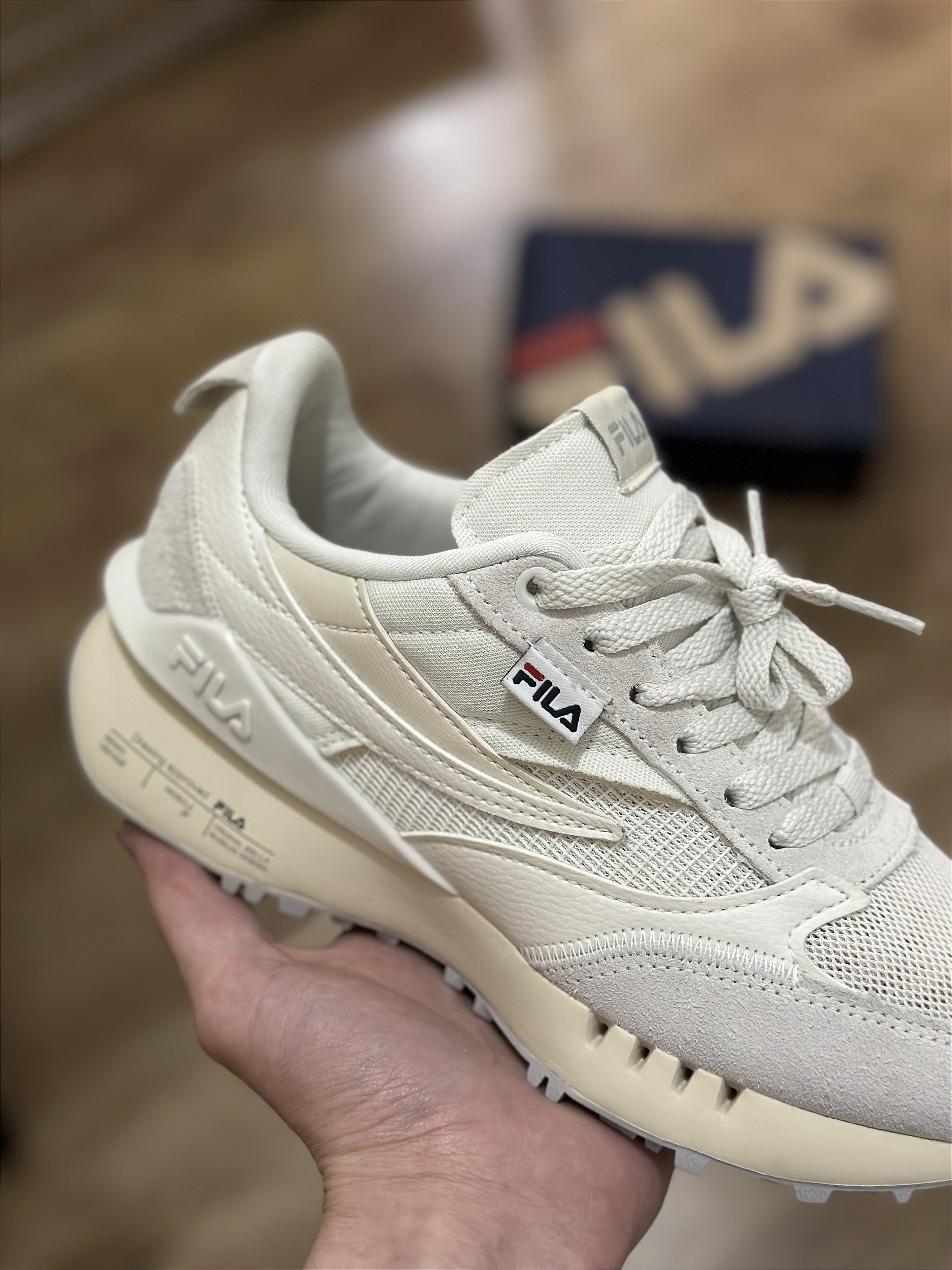 FILA RENNO VINTAGE (vaporous/Navy/red) - Corre de Rua