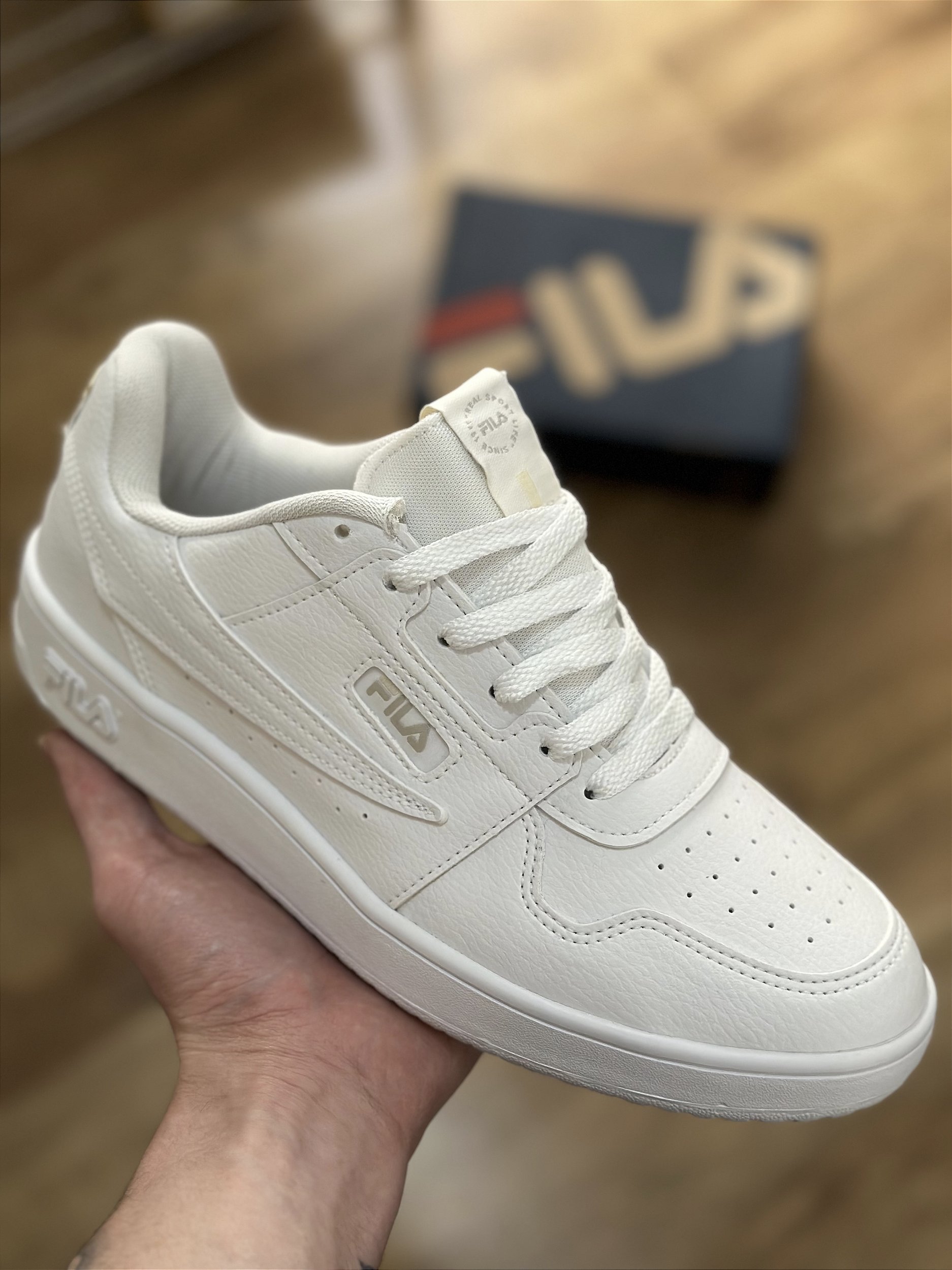 FILA ACD CLASSIC (white/white) - Corre de Rua