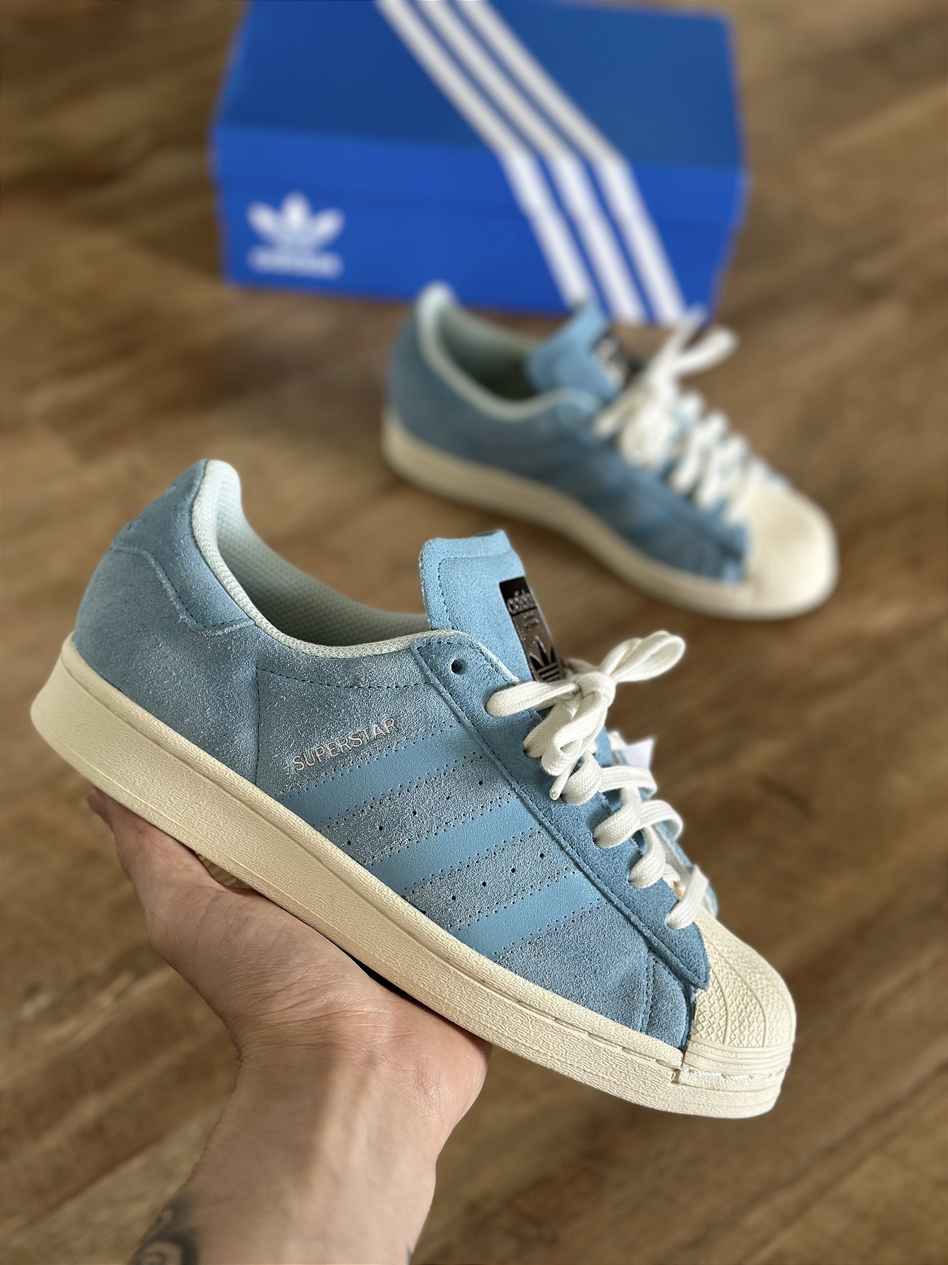 ADIDAS SUPERSTAR (azul) - Corre de Rua