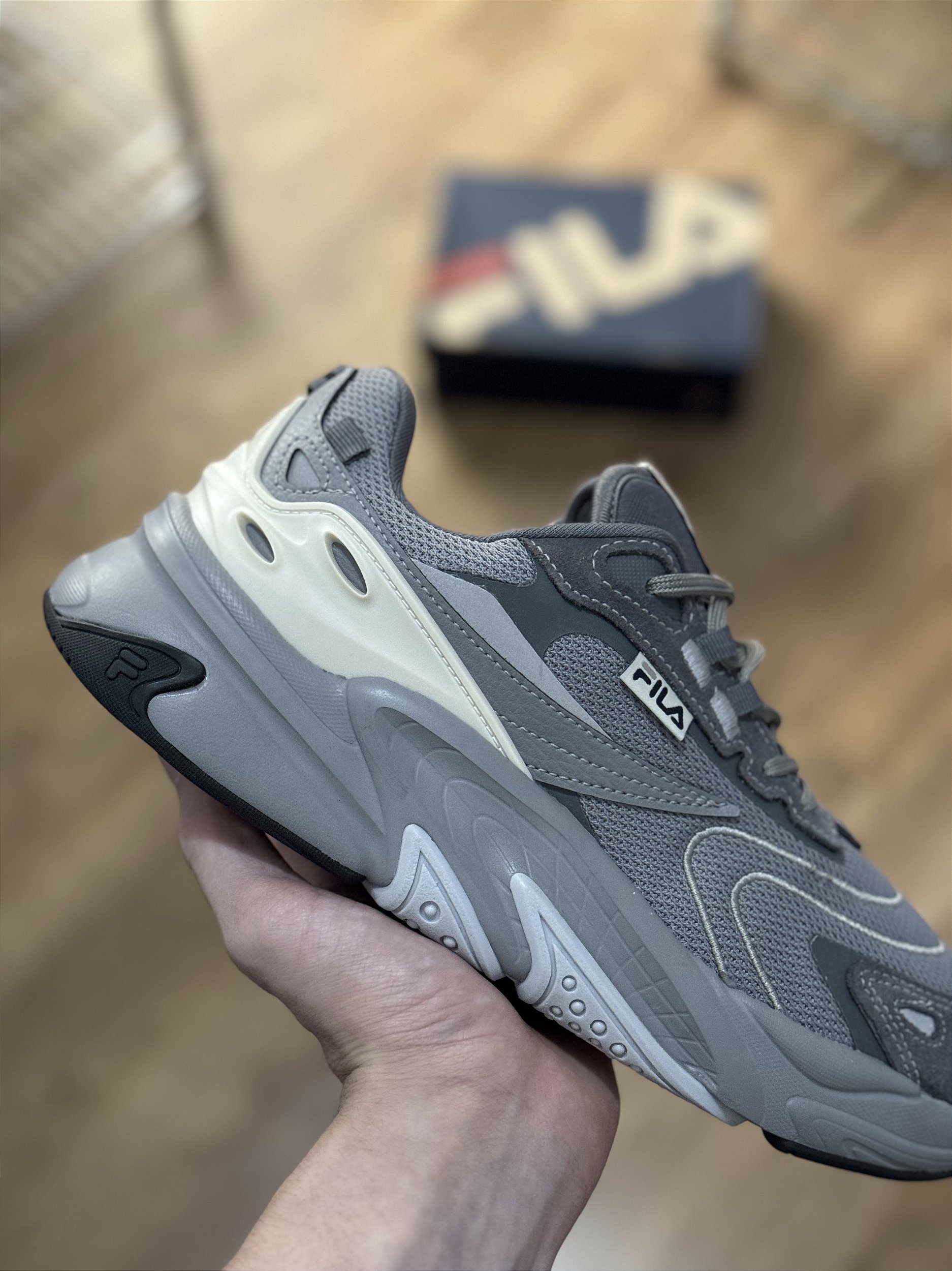 FILA RT-EVO (cinza) - Corre de Rua