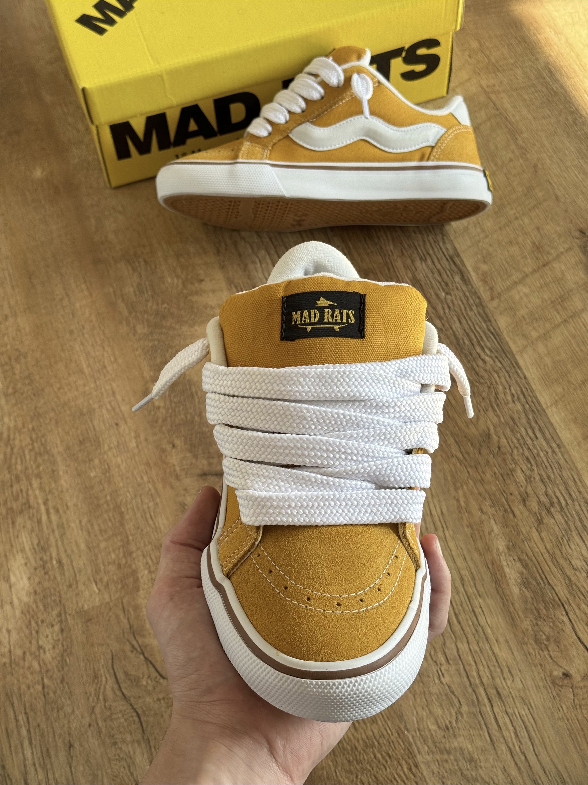 MAD RATS BULKY CLASSIC 90 (mostarda) - Corre de Rua