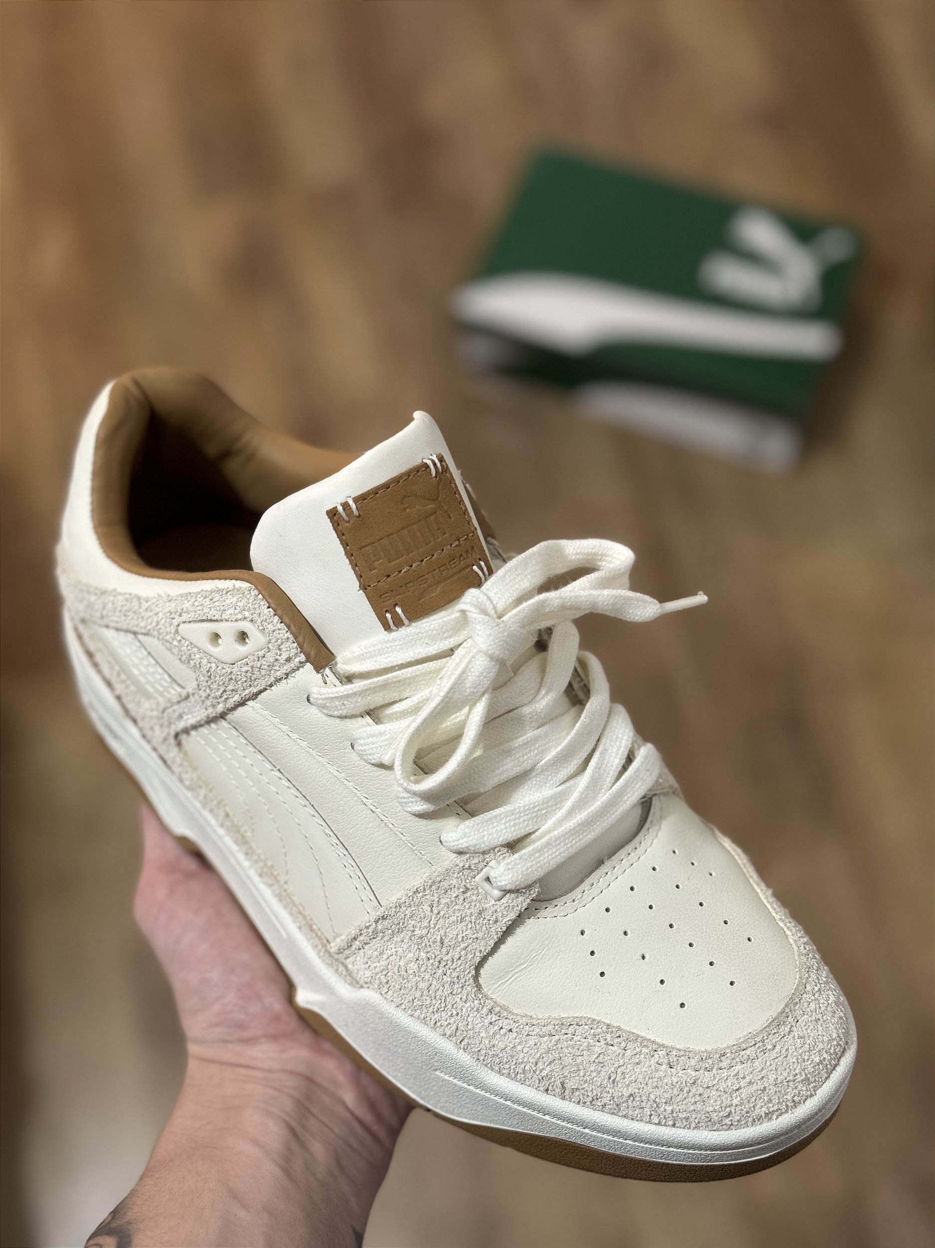 PUMA SLIPSTREAM (Desert Tan-Gun) - Corre de Rua