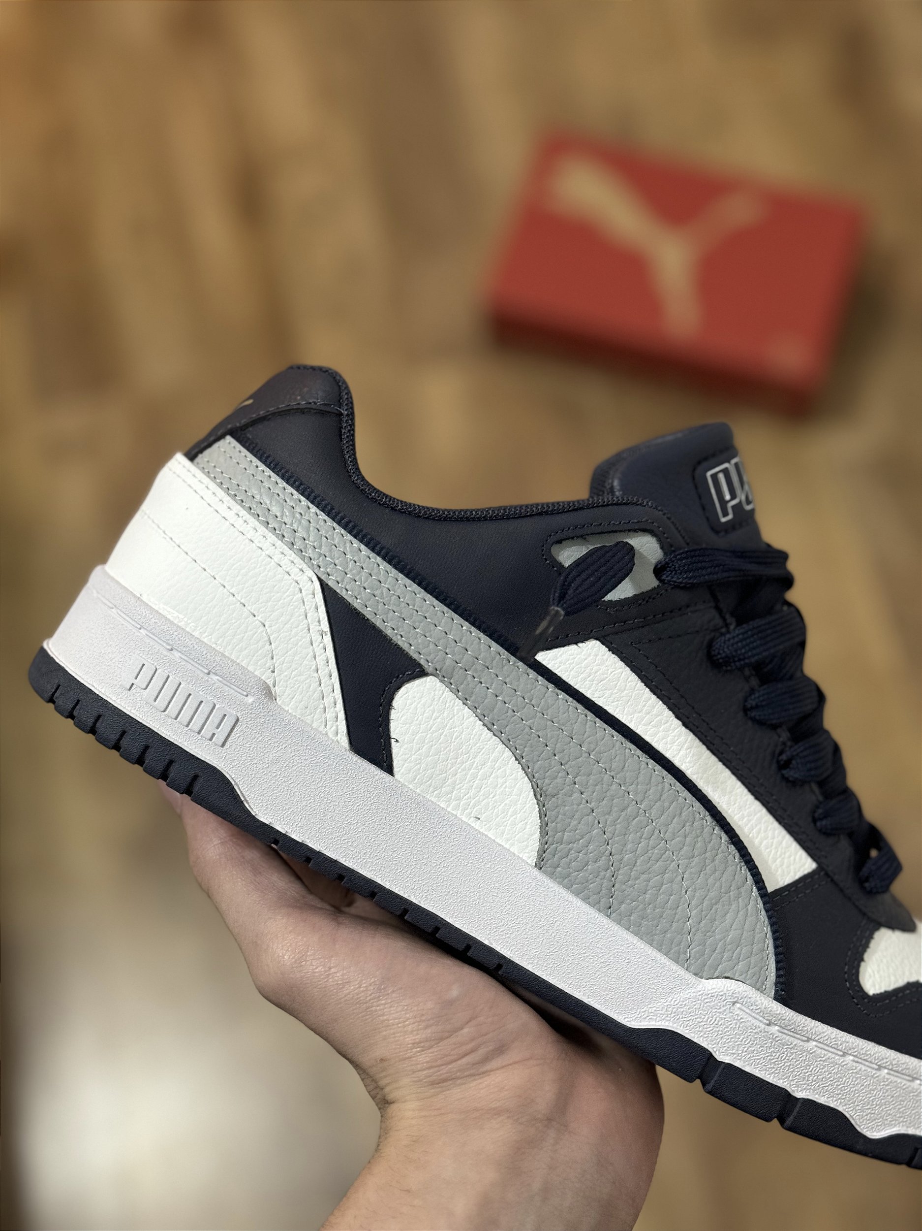 PUMA RBD GAME LOW BDP (azul marinho) - Corre de Rua