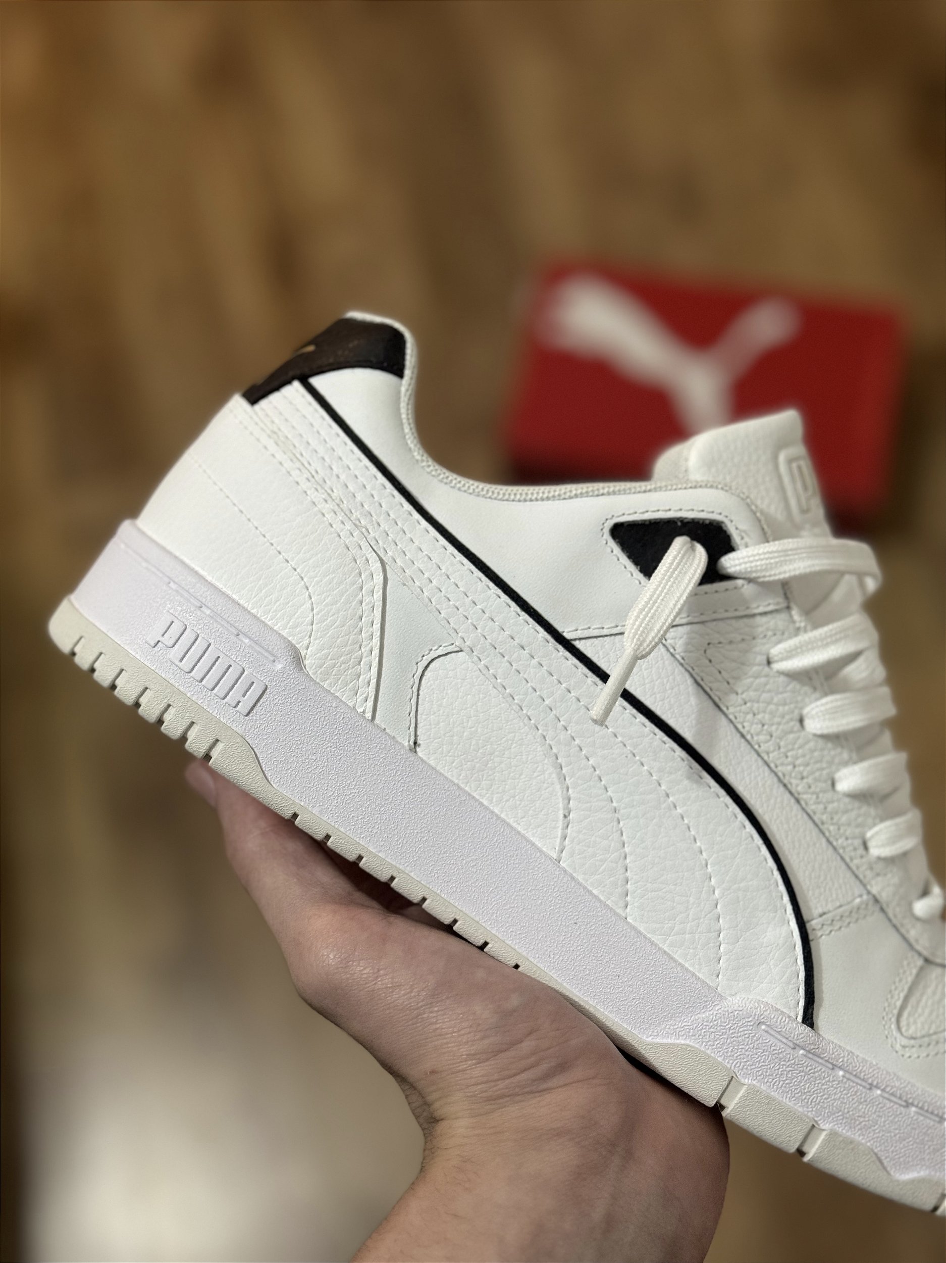 PUMA RBD GAME LOW BDP (white/black) - Corre de Rua