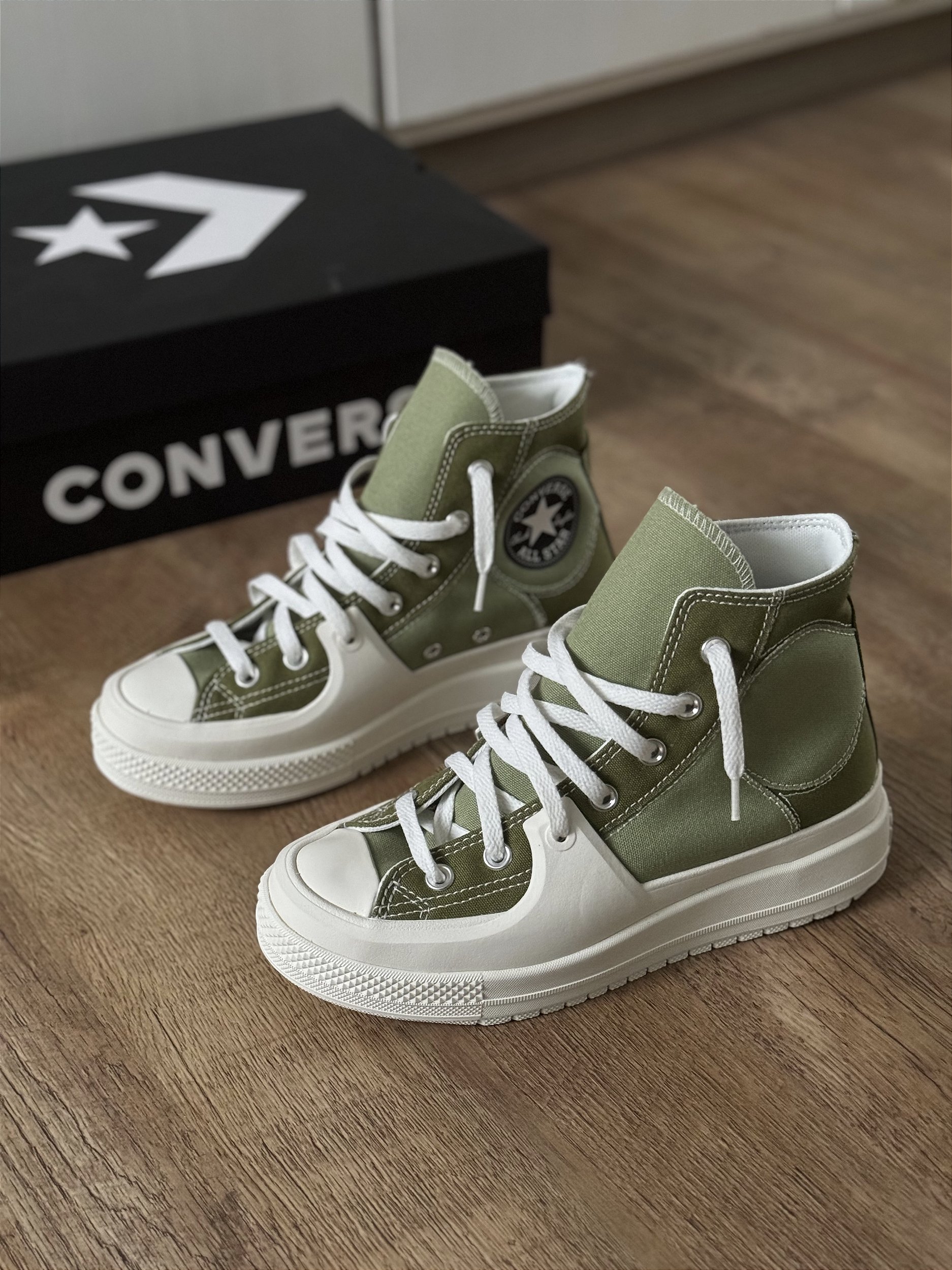 CONVERSE CTAS CONSTRUCT HI (verde) - Corre de Rua