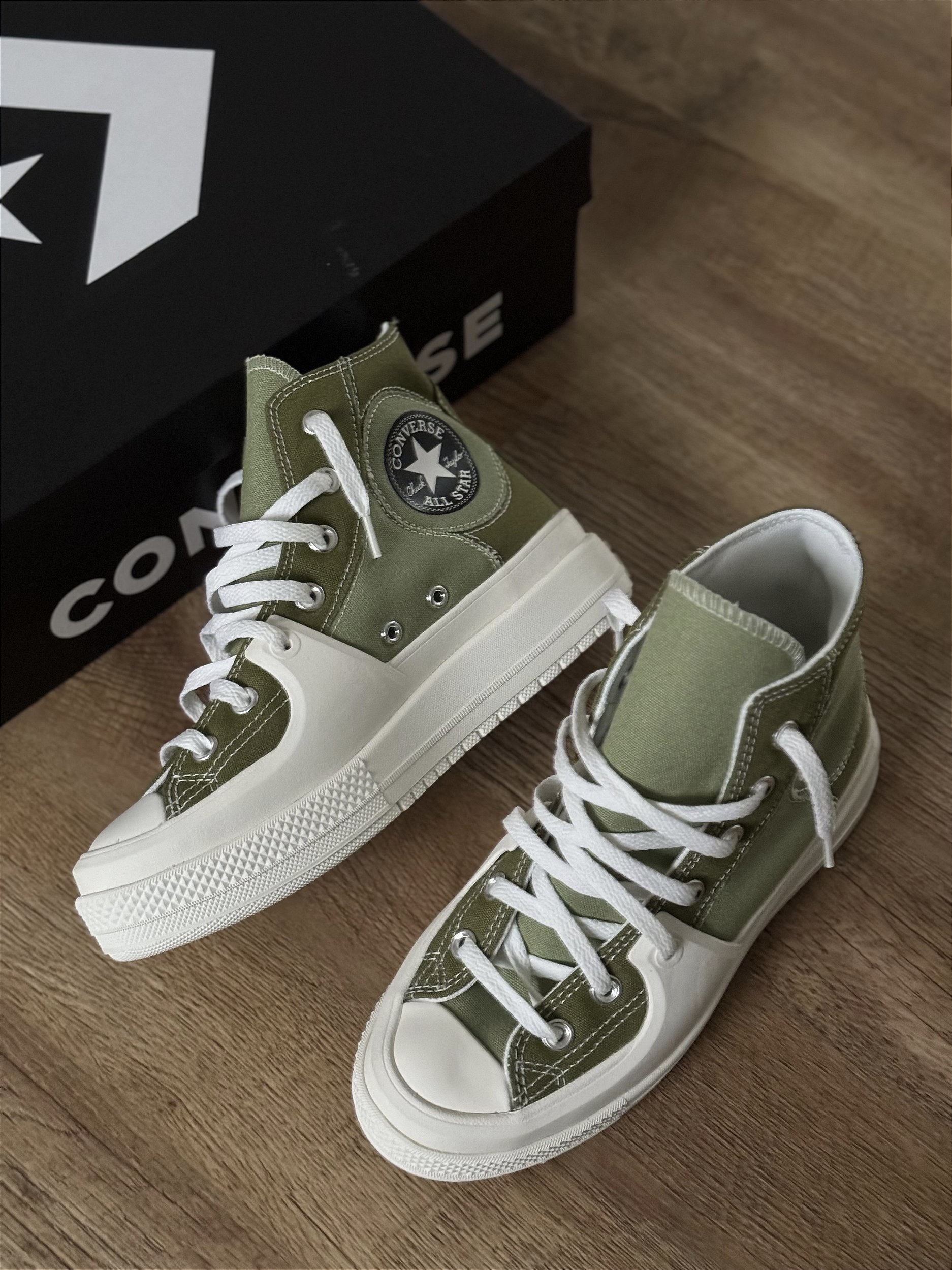 CONVERSE CTAS CONSTRUCT HI (verde) - Corre de Rua