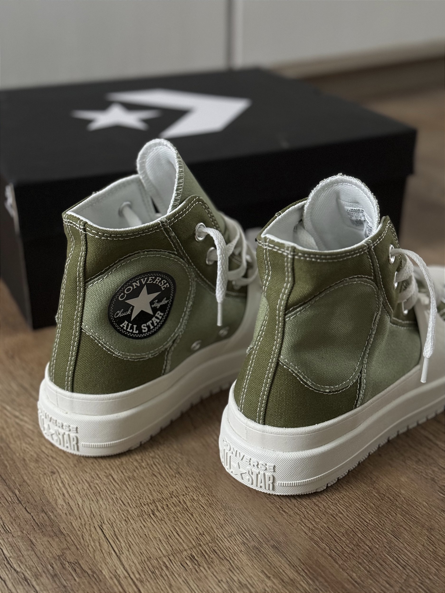 CONVERSE CTAS CONSTRUCT HI (verde) - Corre de Rua